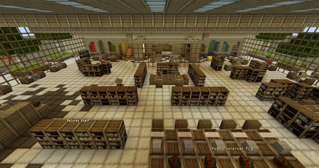 Visit the new Fremantle Library…in LibraryCraft! – LibraryCraft